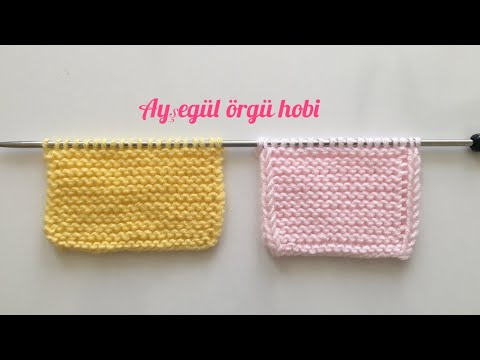 Haroşe örgüde kenar düz ve ters örgü tekniği #örgümodelleri #örgüyedairherşey #örgüteknikleri #