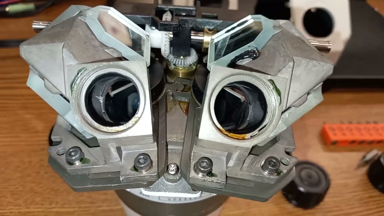Re-assembling a Nikon SMZ445 Microscope After Having Repaired It - YouTube