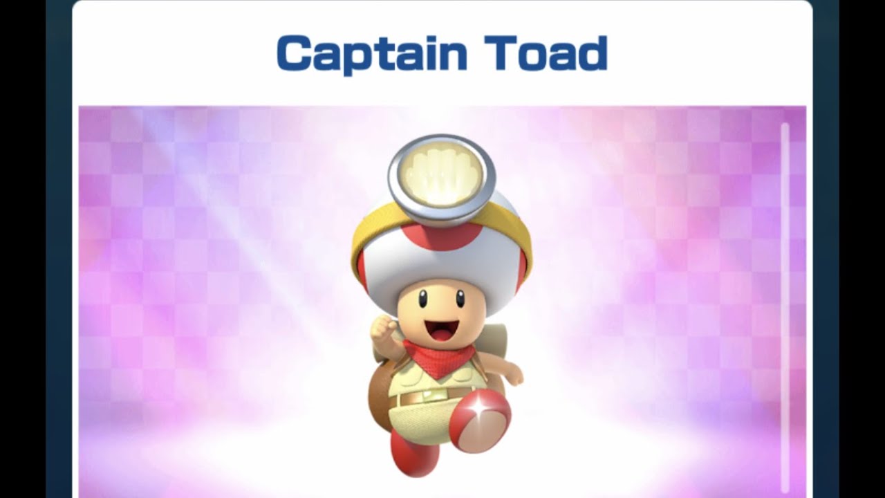 Mario Kart Tour - Character Showcases: Captain Toad - YouTube