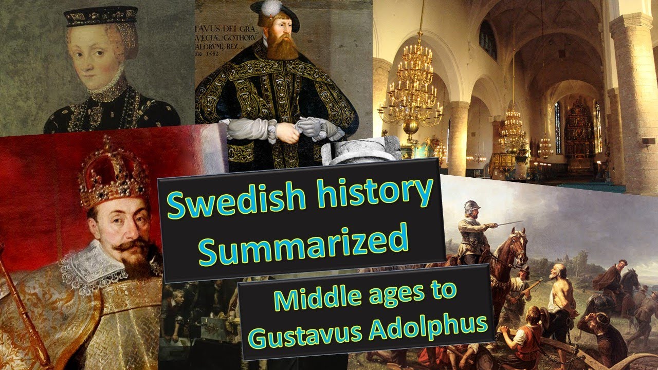 Swedish history summarized - 2/5 - Middle ages and Gustaf Wasa - YouTube