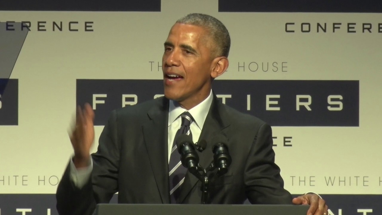 Dr. Alexis Chidi introduces President Barack Obama, WH Frontiers ...