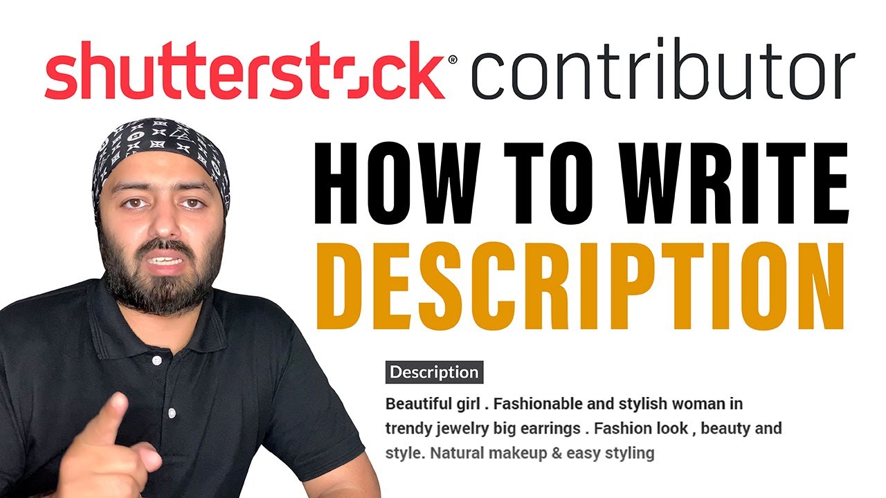 How to Write Best Description | Shutterstock Contributor | Urdu / Hindi ...