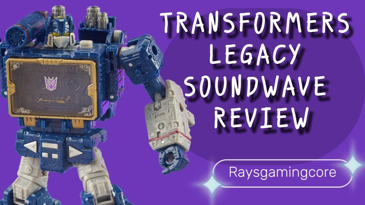 Transformers Legacy Soundwave review! - YouTube
