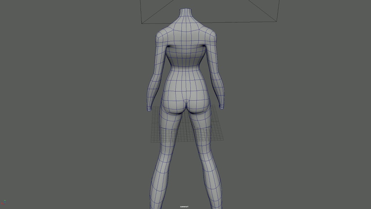 modeling female body 1 - YouTube