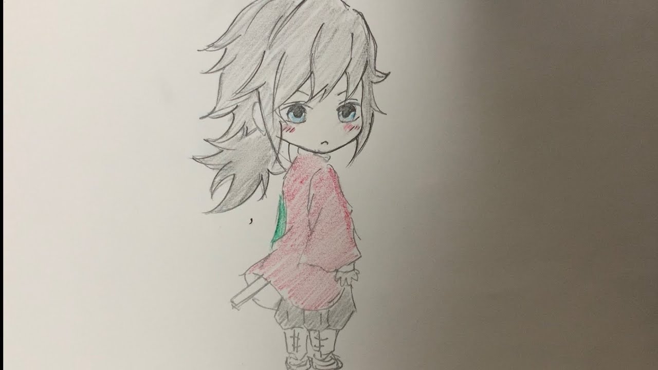 How to Draw Giyuu Tomioka Easy | demon slayer tiktok - YouTube