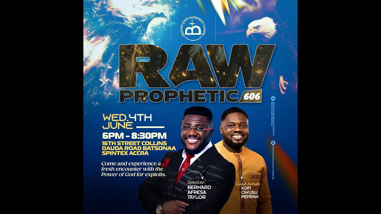 RAW PROPHETIC 606 - LIVE || PROPHET BERNARD TAYLOR || DECI || 04-06 ...