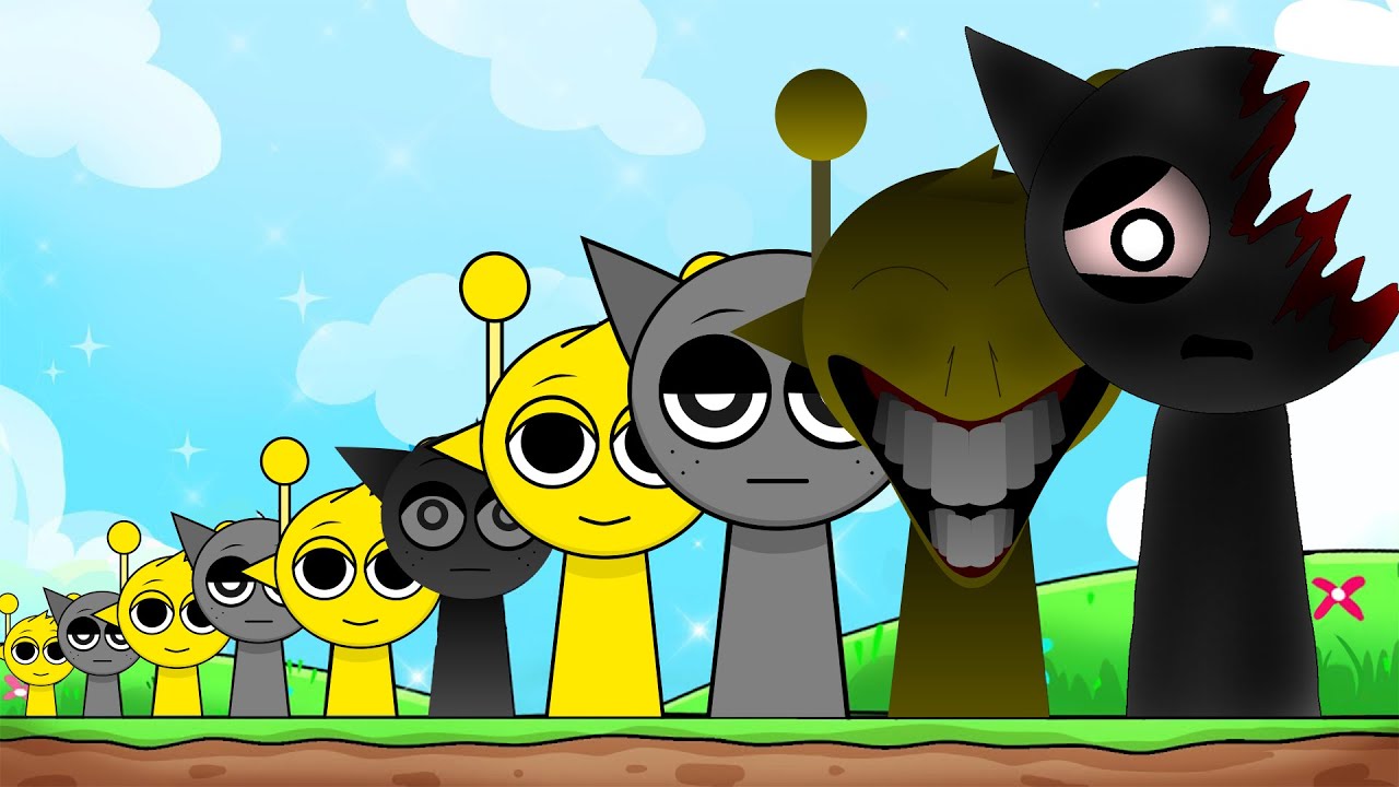 Incredibox Sprunki - All the Sizes Of Nightmare Sprunki Simon | Cartoon ...