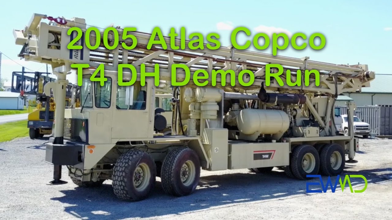 2005 Atlas Copco T4 DH Test Run - YouTube
