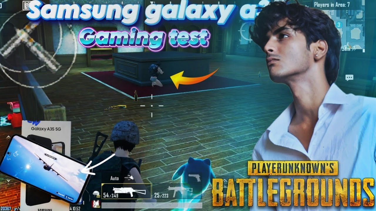 Samsung galaxy a35 gaming test bgmi | a35 gaming test - YouTube