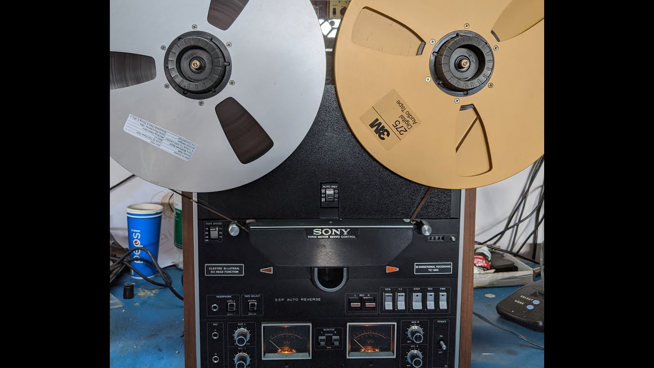 Custom Reel Recorder SONY TC-580, Bi-directional 3 Speeds Auto-Reverse ...