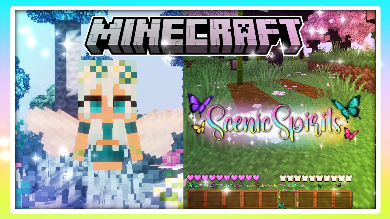 Cottage Core Fairy GUI 1.21.11+ Minecraft Resource Pack | Pixie Themed ...