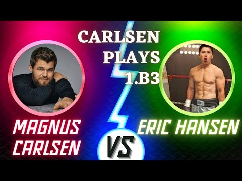 OMG!!! Magnus Carlsen Plays 1.b3 to Beat Eric Hansen in 2022 World Rapid Championship - YouTube