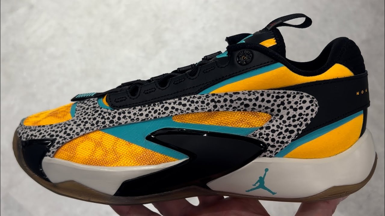 Jordan Luka 2 Safari Black Orange Basketball Shoes - YouTube