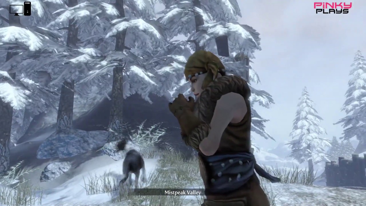 Pinky Plays @ Fable 3: Dog & I walk to Brightwall; Treasure & wolves ...