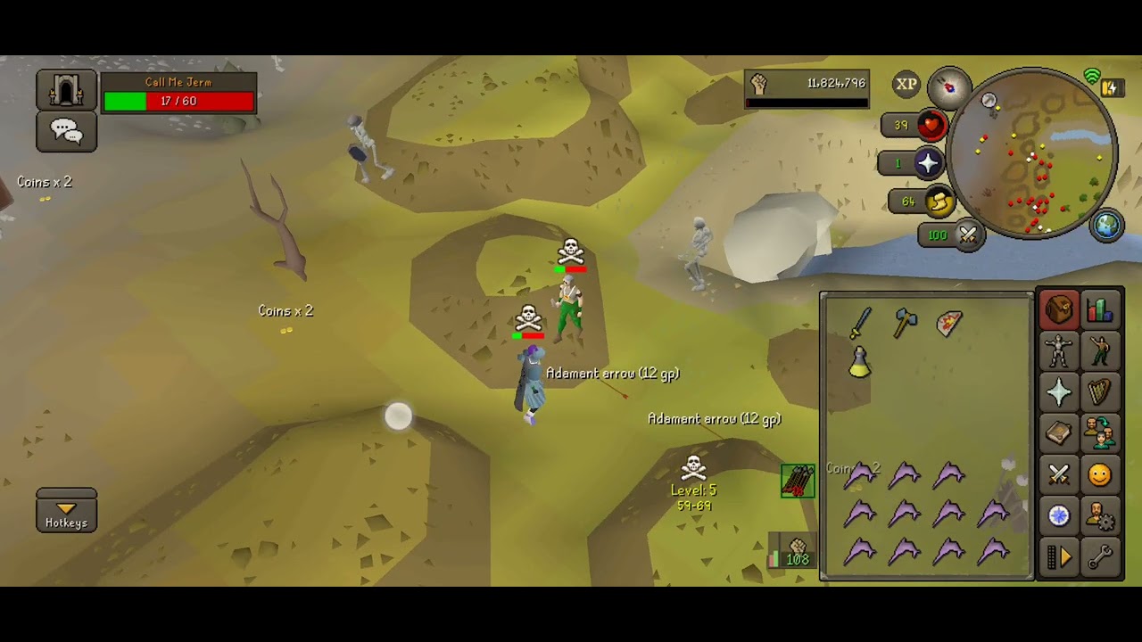 osrs f2p pure str meets 40def hybrid - YouTube