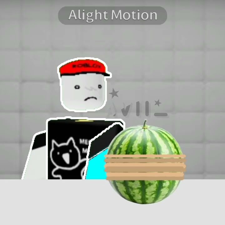 exploding watermelon || #roblox #watermelon #meme #funny #alightmotion ...