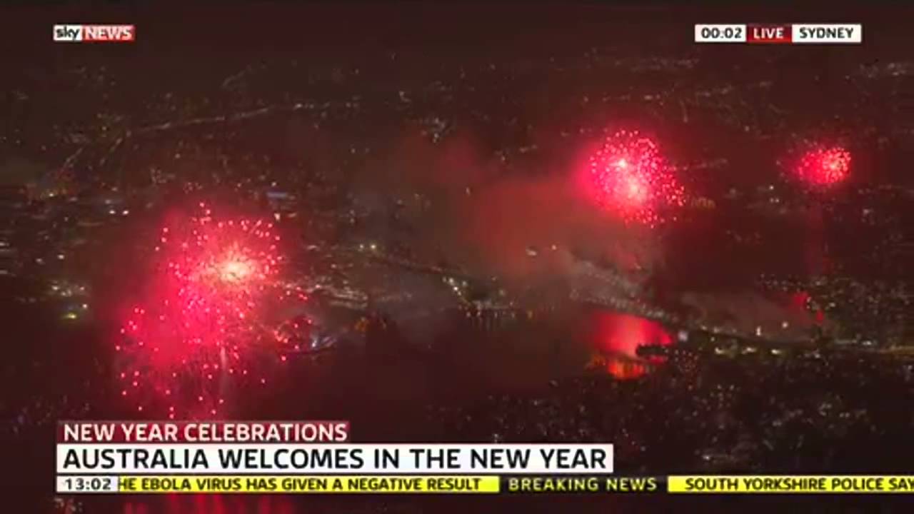 Spectacular Start To 2015 In Sydney - YouTube