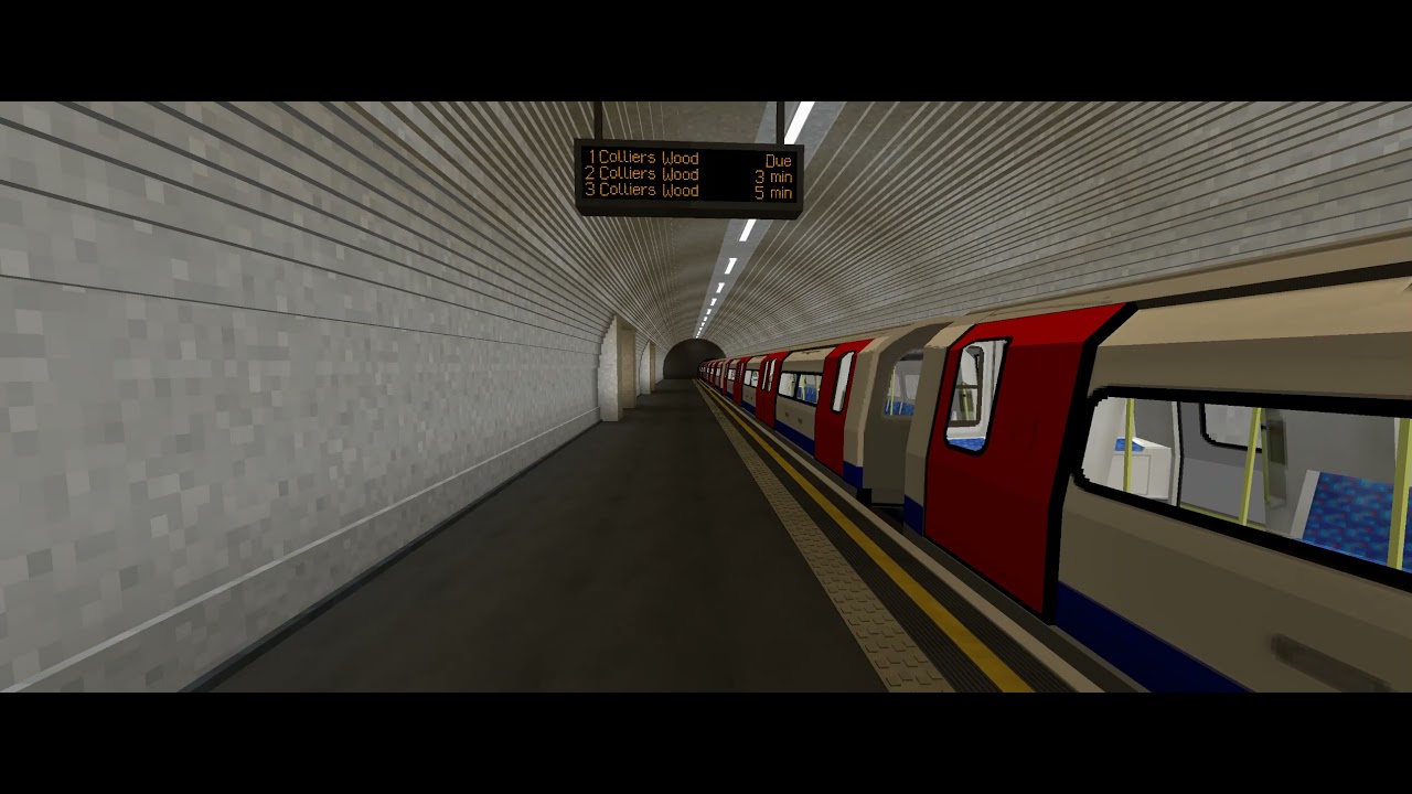 London Underground 1995 Stock in Minecraft - YouTube