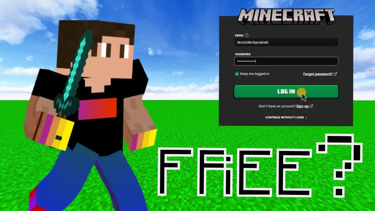 FREE MC ACC in 10 SECONDS - YouTube