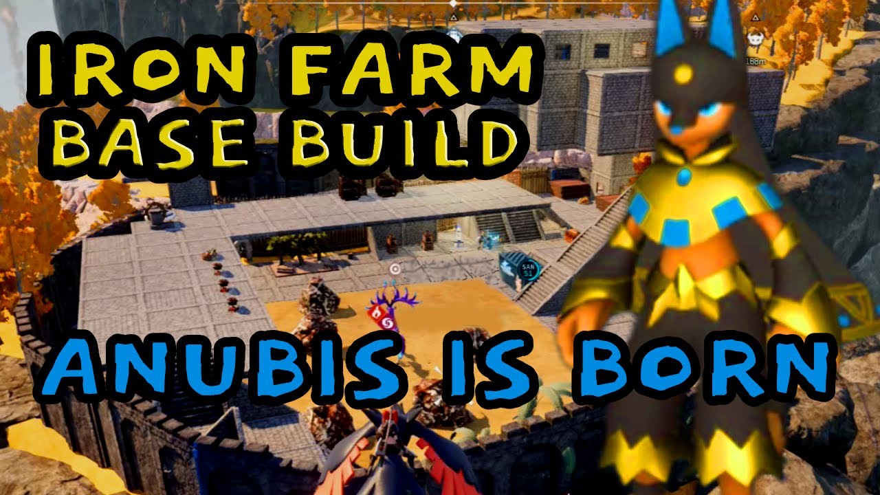 Iron Ore Farm - Base Build Idea - BREEDING ANUBIS - Palworld - YouTube