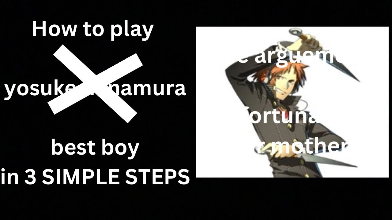 (P4au) an incredibly serious Yosuke guide - YouTube