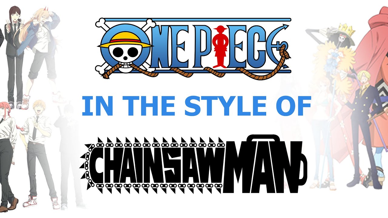 Drawing Characters from One Piece in the Style of Chainsaw Man! - YouTube
