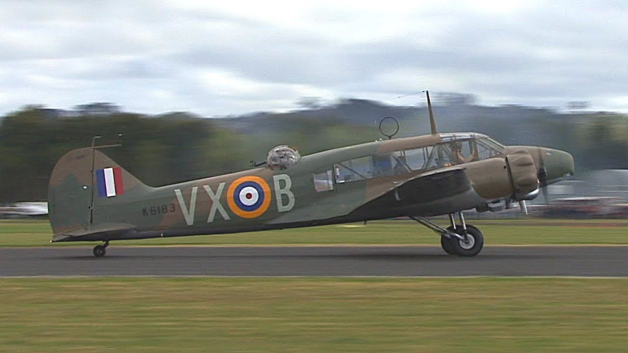 Avro Anson Mk.1 Landing At Ardmore - YouTube