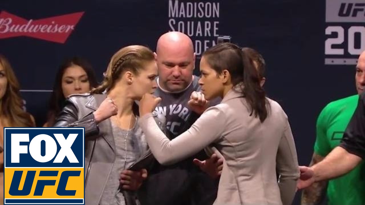 Ronda Rousey and Amanda Nunes face-off in New York City | UFC 207 - YouTube