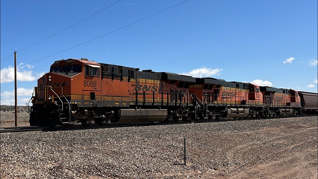 Long WB BNSF Manifest with DPUs - YouTube