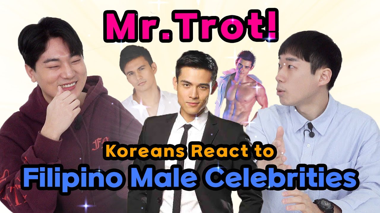 Koreans React to Filipino Male Celebrities | Richard Gutierrez, Jericho ...