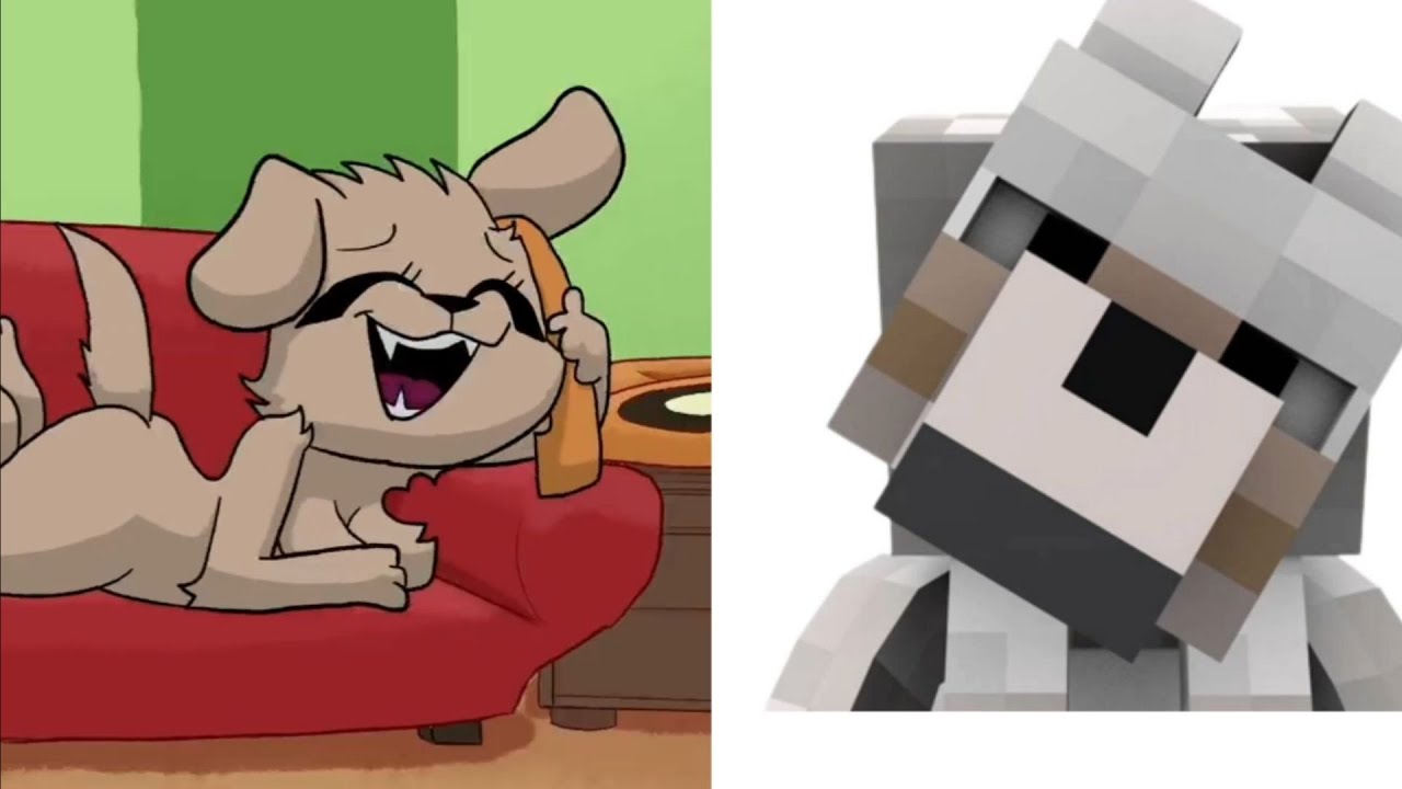 Talking Bella reacts to Minecraft animals mobs, memes, animation by ...