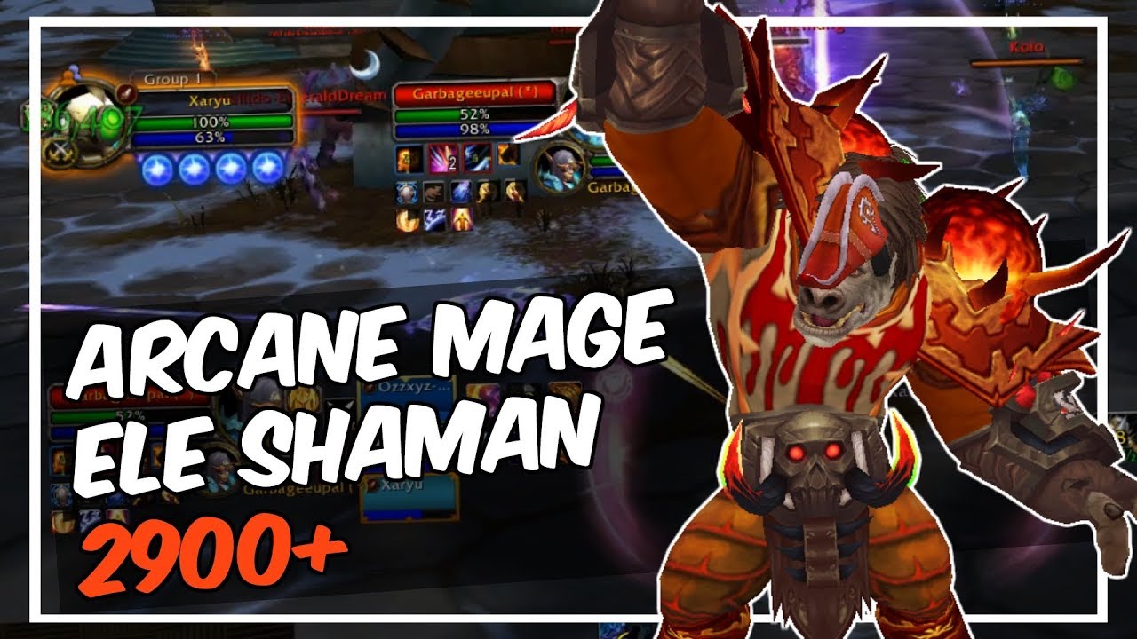 ARCANE MAGE + ELE SHAMAN 2900+ (Where I've been..) - YouTube