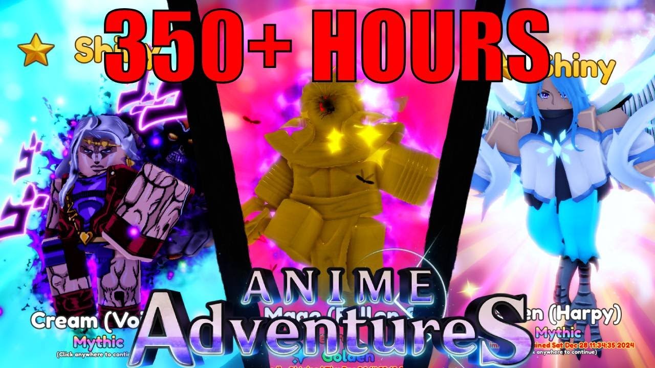 I PLAYED The NEW Anime Adventures Update For Over 350 HOURS - YouTube