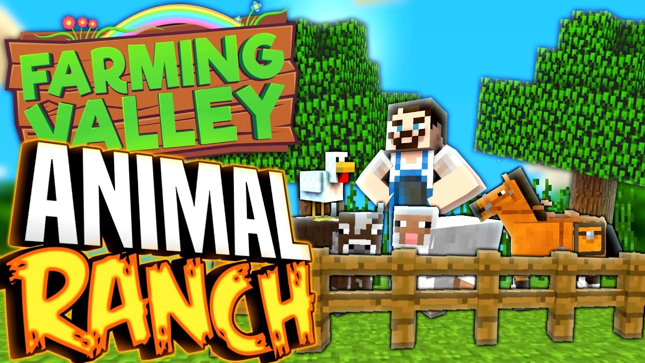 Minecraft Farming Valley #18 - I Build An Animal Ranch - YouTube