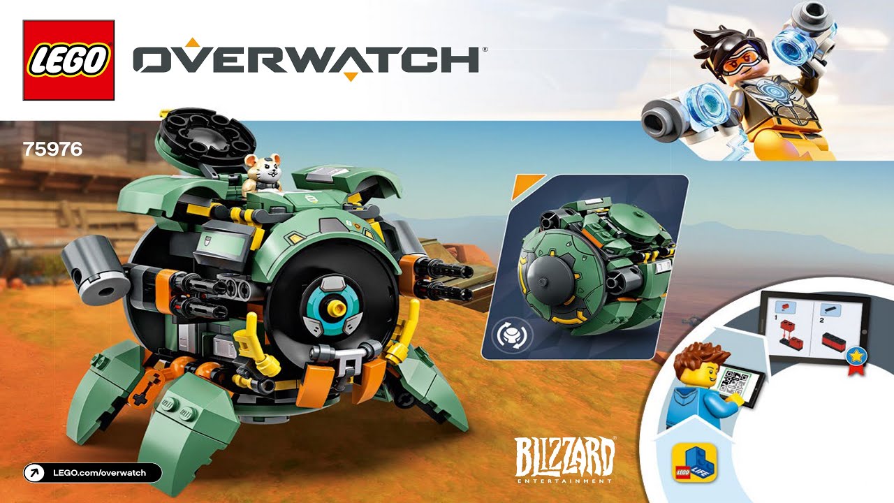 LEGO instructions - Overwatch - 75976 - Wrecking Ball - YouTube