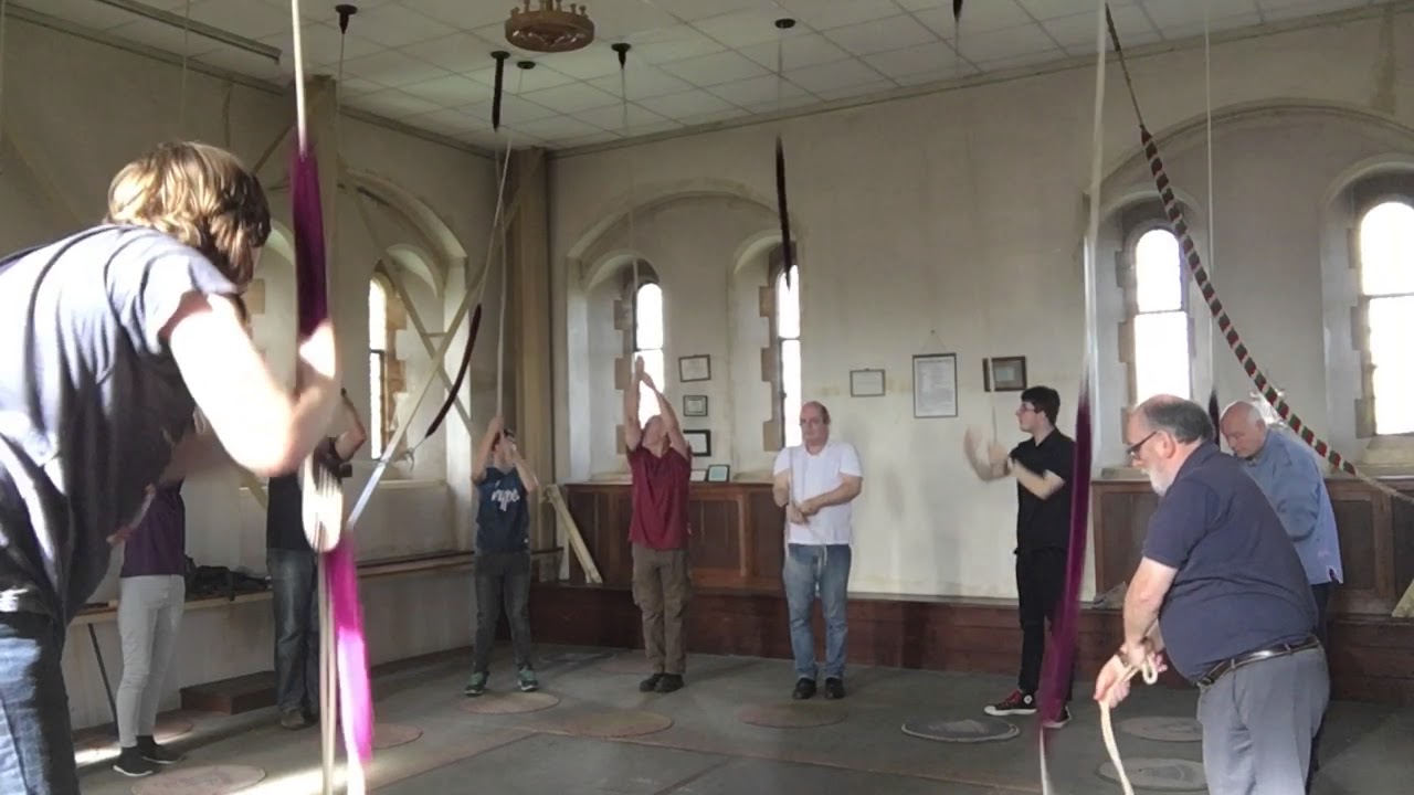 Bell Ringing at Buckfast Abbey, Devon - YouTube