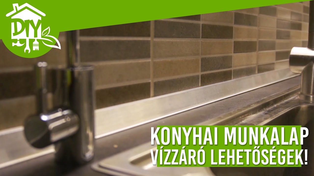 Konyhai munkalap vízzáró alternatívák! | Green Cottage DIY - YouTube