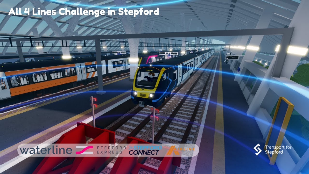 The All 4 Lines Challenge in Stepford County Railway - YouTube