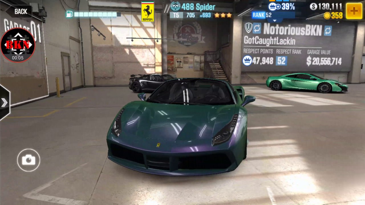 CSR Racing 2: Fastest Ferrari 488 Spider! - YouTube