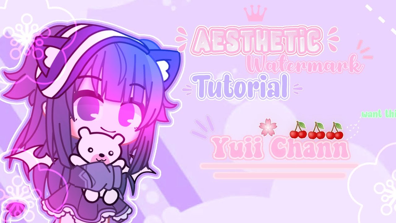 🍡 Aesthetic Watermark Tutorial 🖇️ || IbisPaint X 🌸|| - YouTube