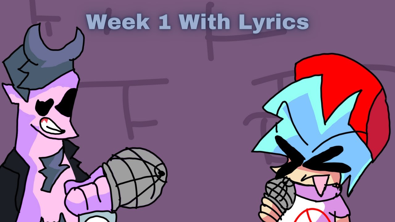 Week 1 With Lyrics | Chrismas Special | FNF with Lyrics Cover - YouTube