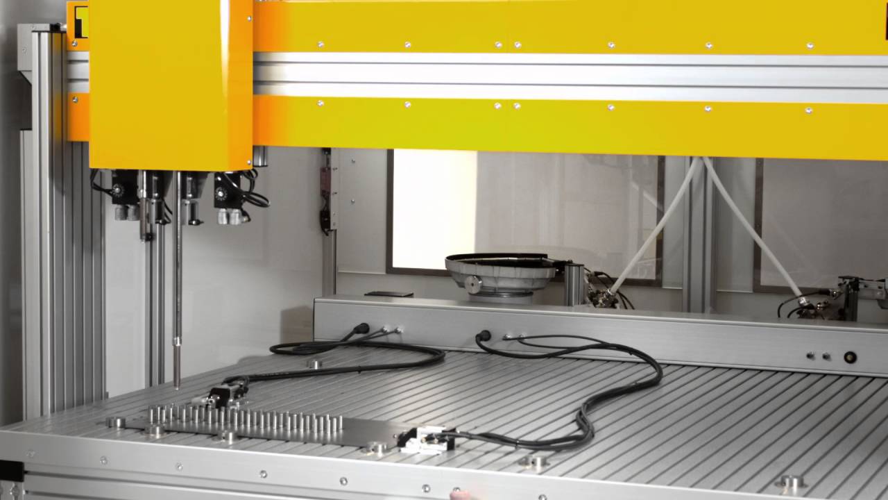 CNC Stud Welding Machine 1400mm x 1200mm - YouTube