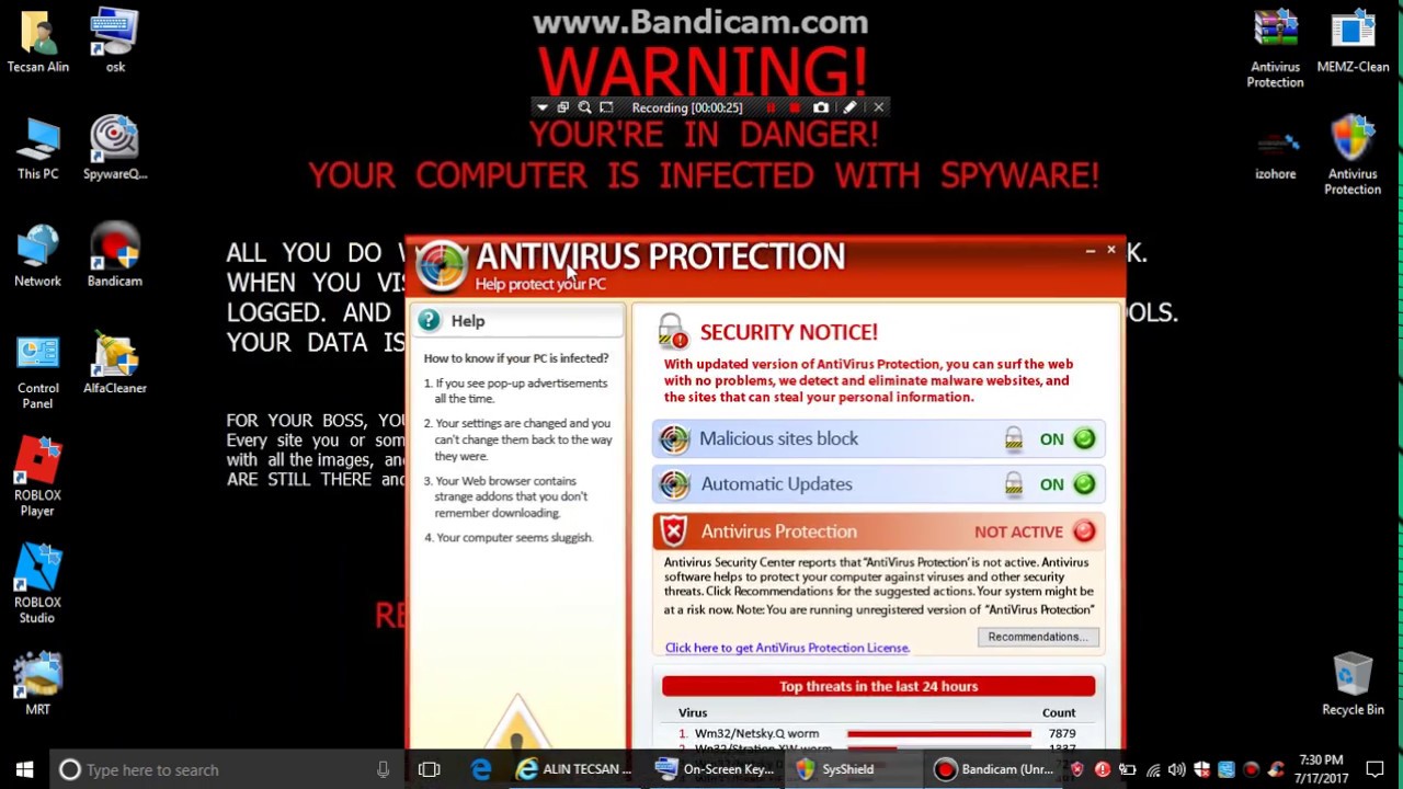 Antivirus Protection (Rogue) Very Tame rogue & a part of him - YouTube