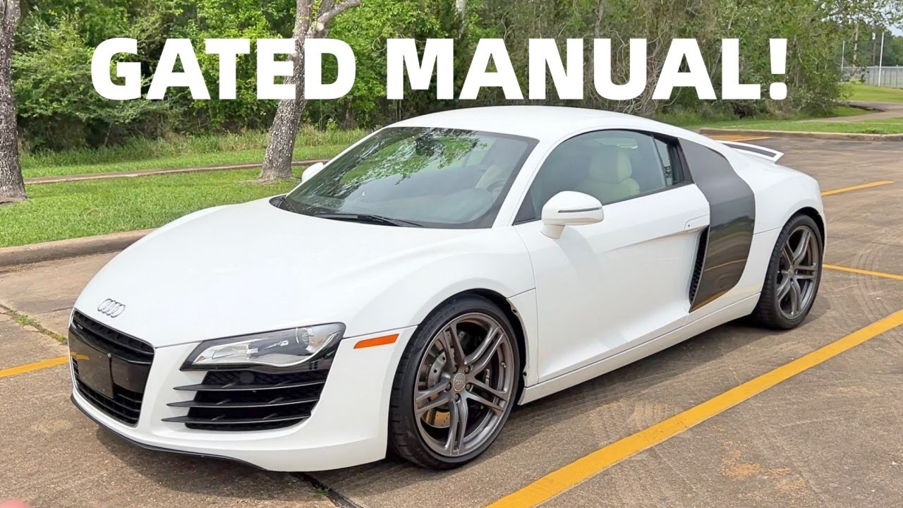 What's it Like To Drive an Audi R8 Gated Manual POV! - YouTube