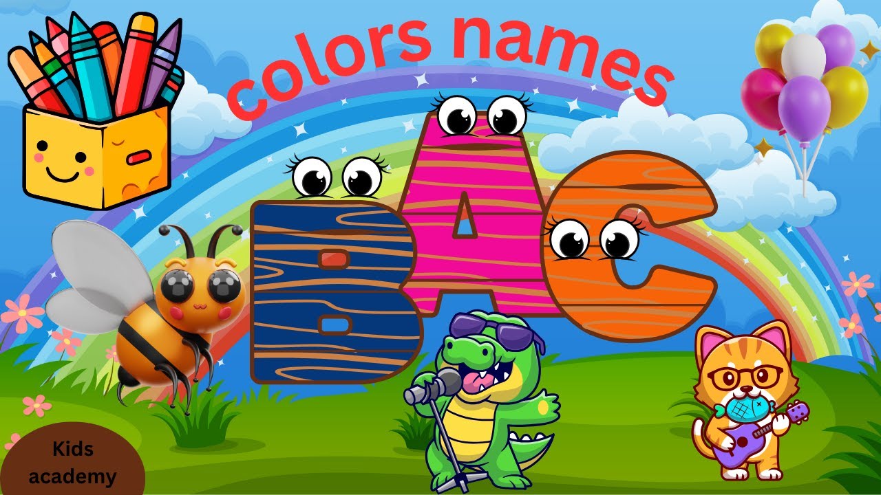 Educational Videos For Kids 1/color names/toddlers learning video songs ...