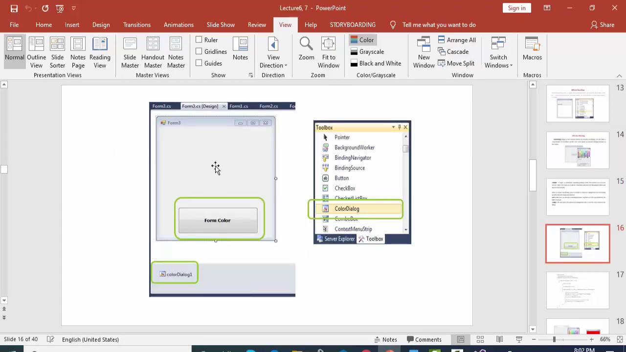 How to Use FontDialog and colorDialog in C# to change Font Size ,Color ...
