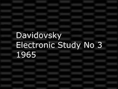 Mario Davidovsky - Electronic Study No. 3 (1965) - YouTube