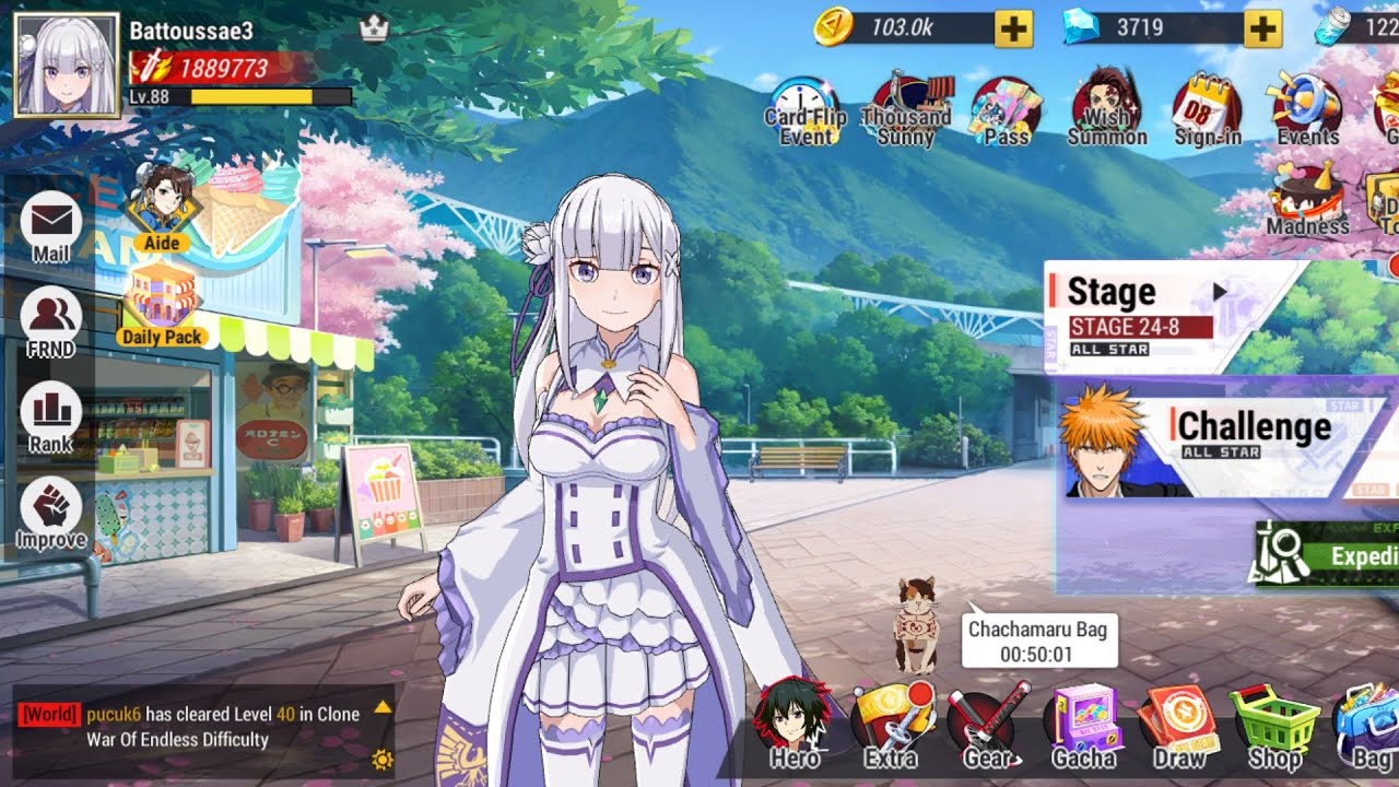 Hyperspace Wars/Legends Gameplay Nuevo Wish Summon! Mejoramos? Emilia ...