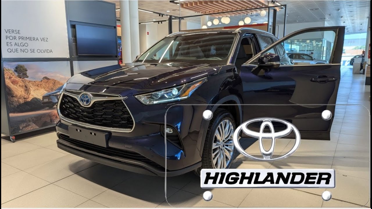 Toyota Highlander Advance Azul Orion 2024 - YouTube