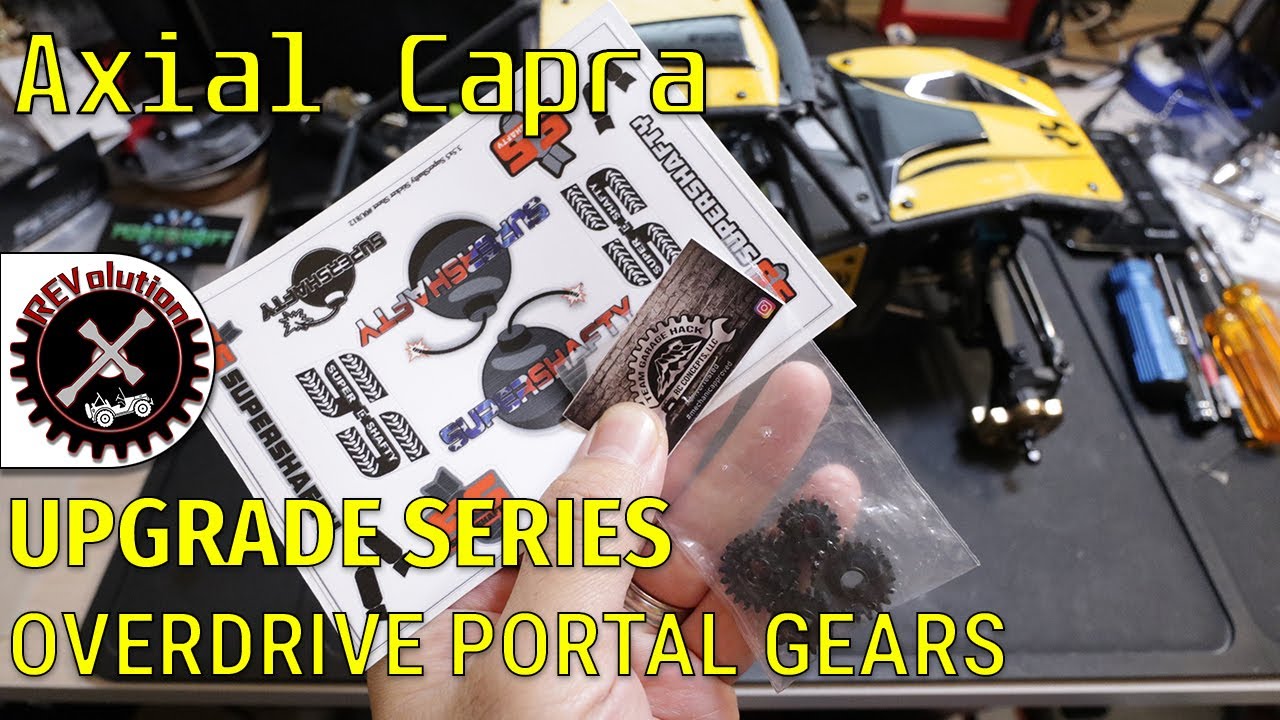 Axial Capra Upgrade Series - Team Garage Hack Overdrive Gears - YouTube
